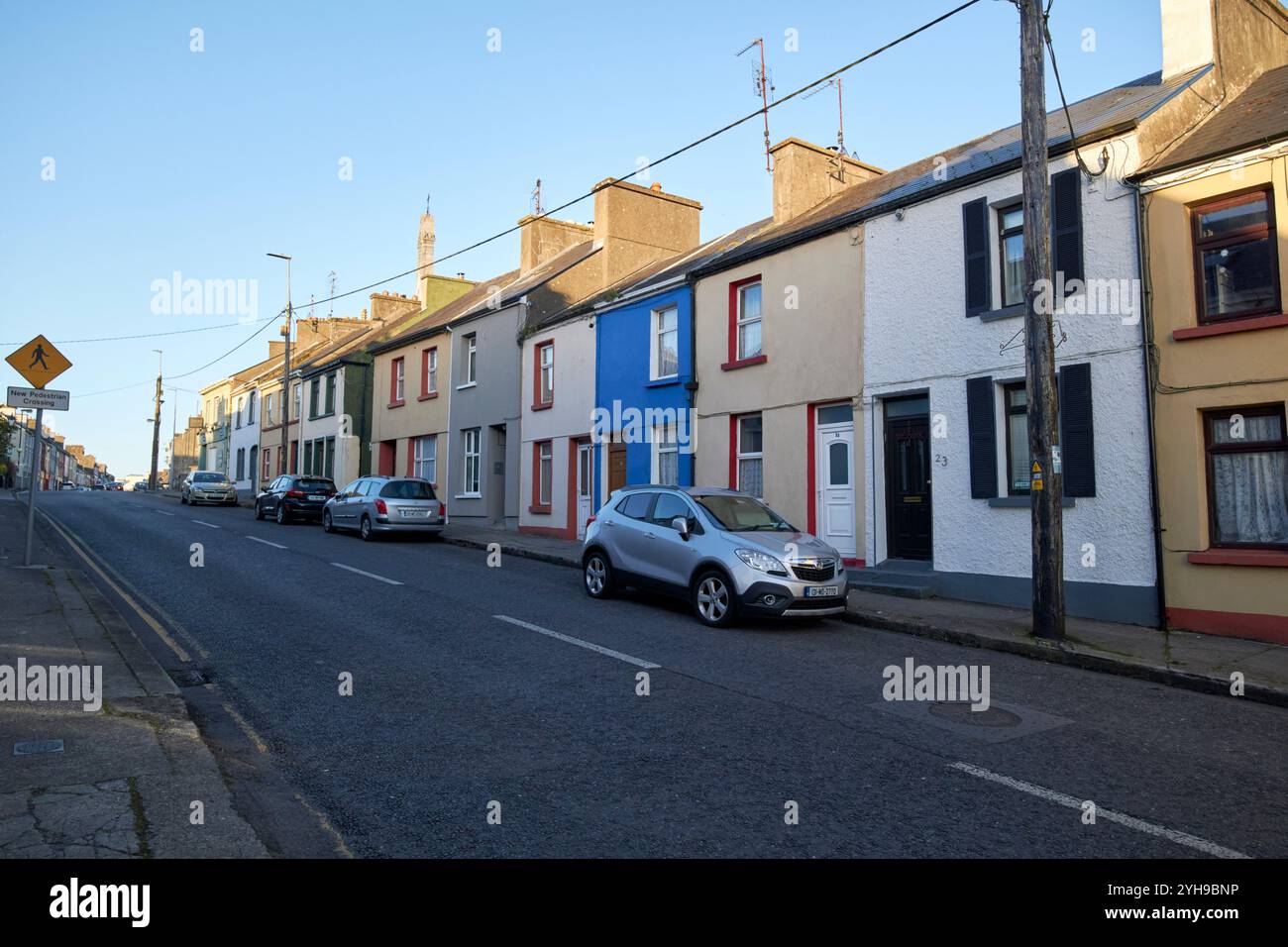 old terraced houses on church street on the hill up to main street ...