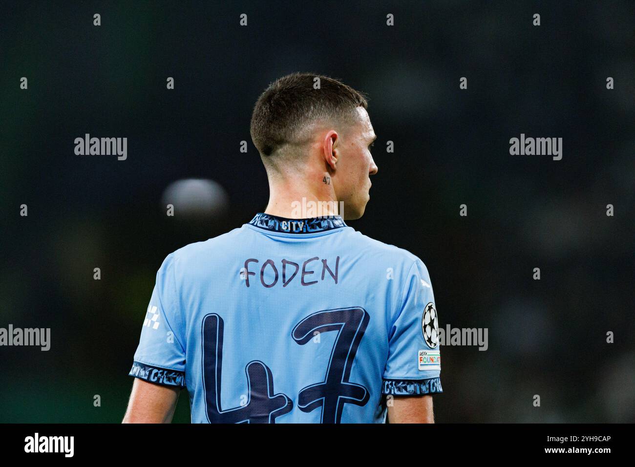 Phil Foden seen during UEFA Champions League game between teams of ...