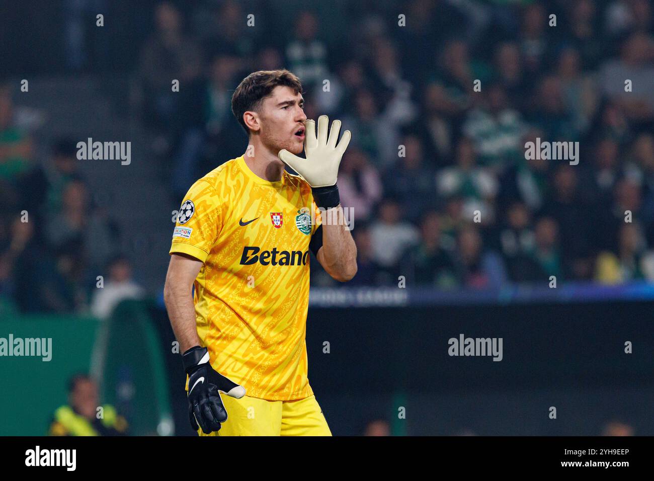 Franco Israel seen during UEFA Champions League game between teams of ...