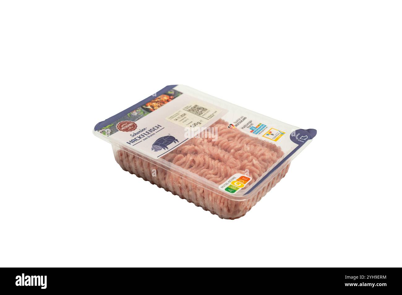 Fake meat pink background hi-res stock photography and images - Alamy