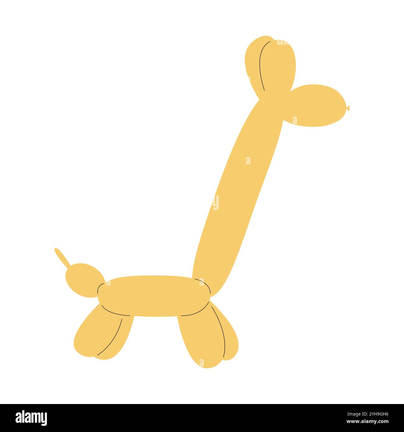 Vector giraffe balloon flat clipart Stock Vector Image & Art - Alamy