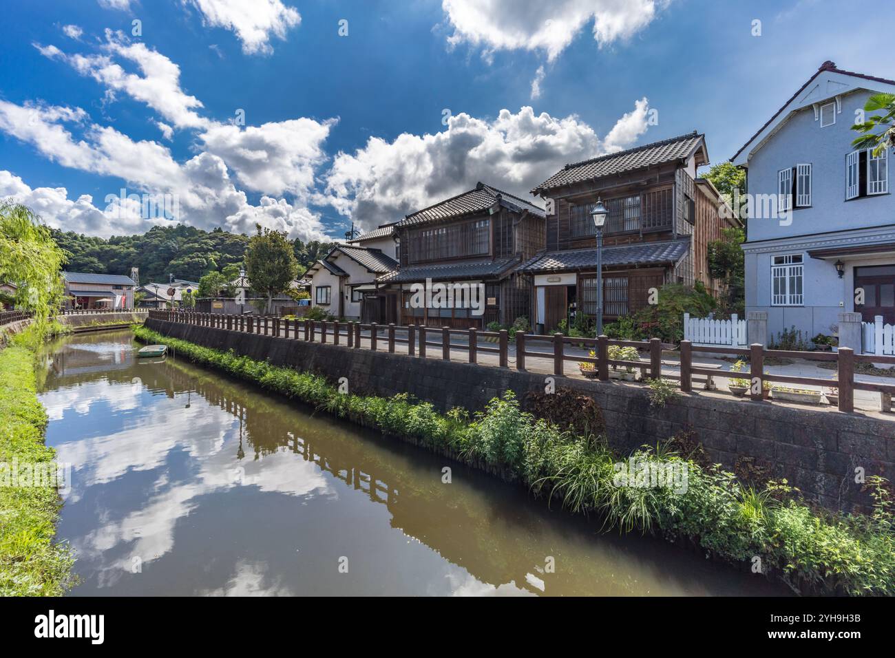 Katori, Chiba, Japan. August 26, 2023 : Street view of traditional ...