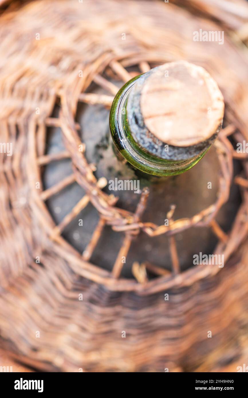 Old fashioned demijohn hi-res stock photography and images - Alamy