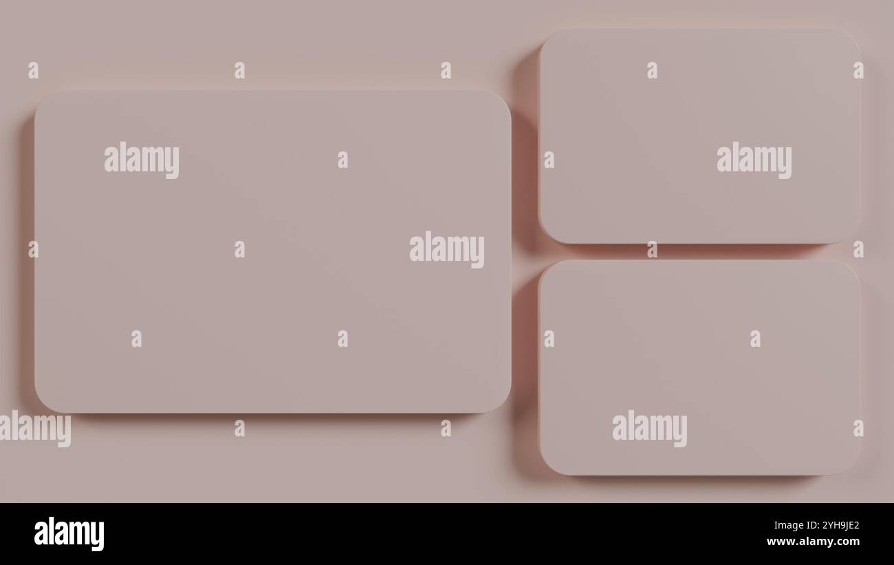 Minimalist background with simple light pink geometric shapes. Perfect ...