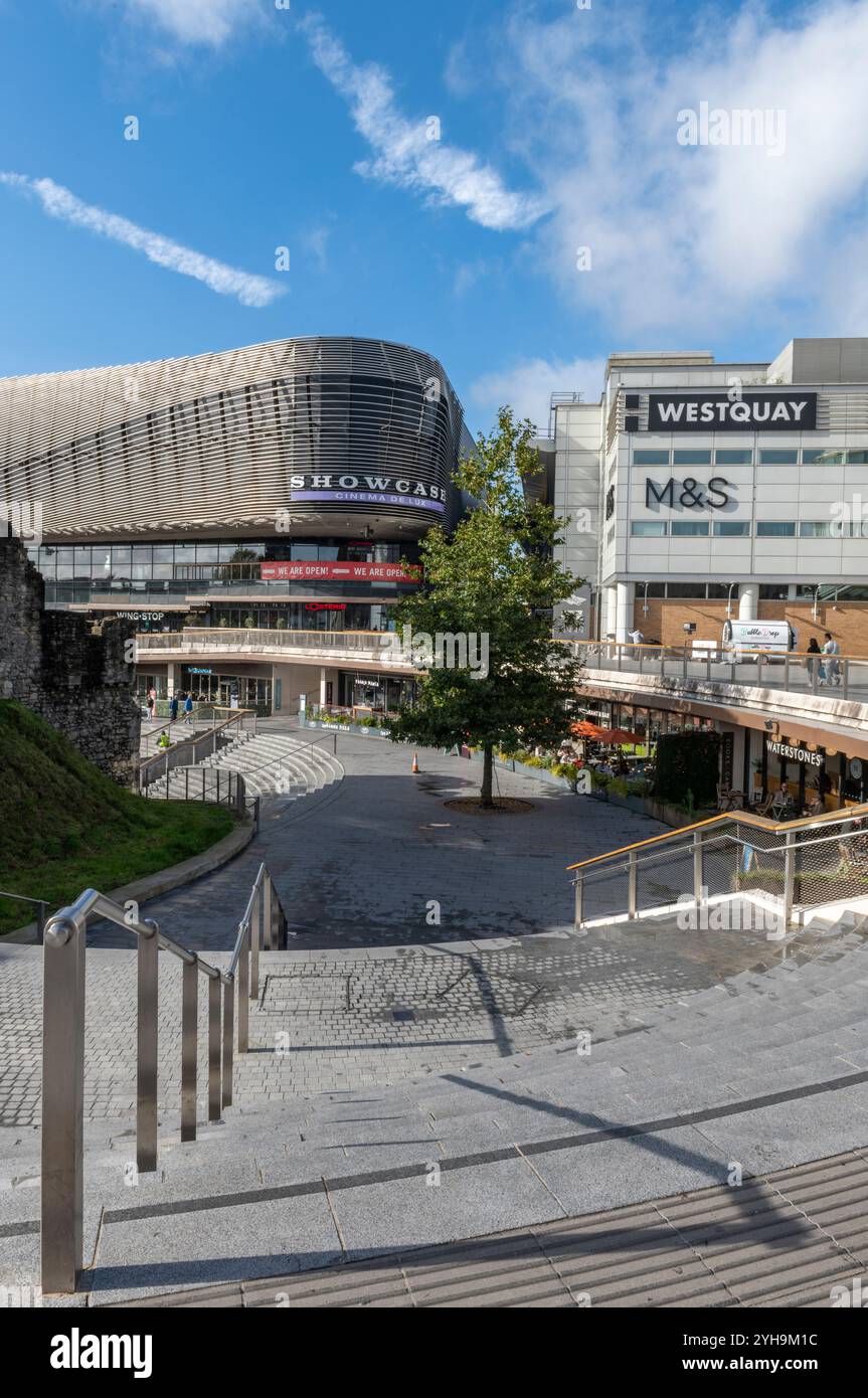 the west quay shopping centre in Southampton, Hampshire, UK, West quay ...