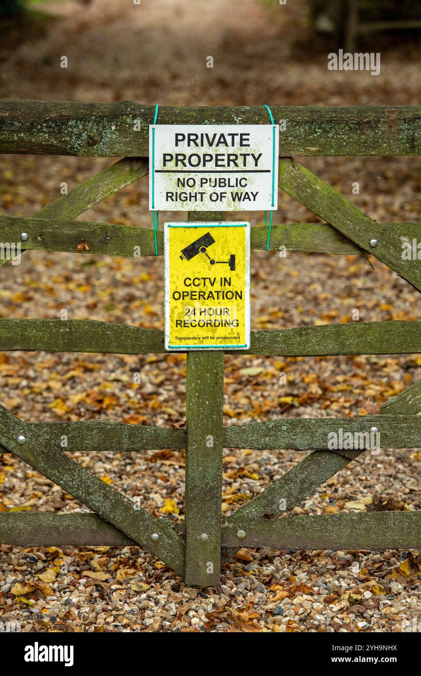 private property, no public right of way, cctv 24 hour recording, CCTV ...