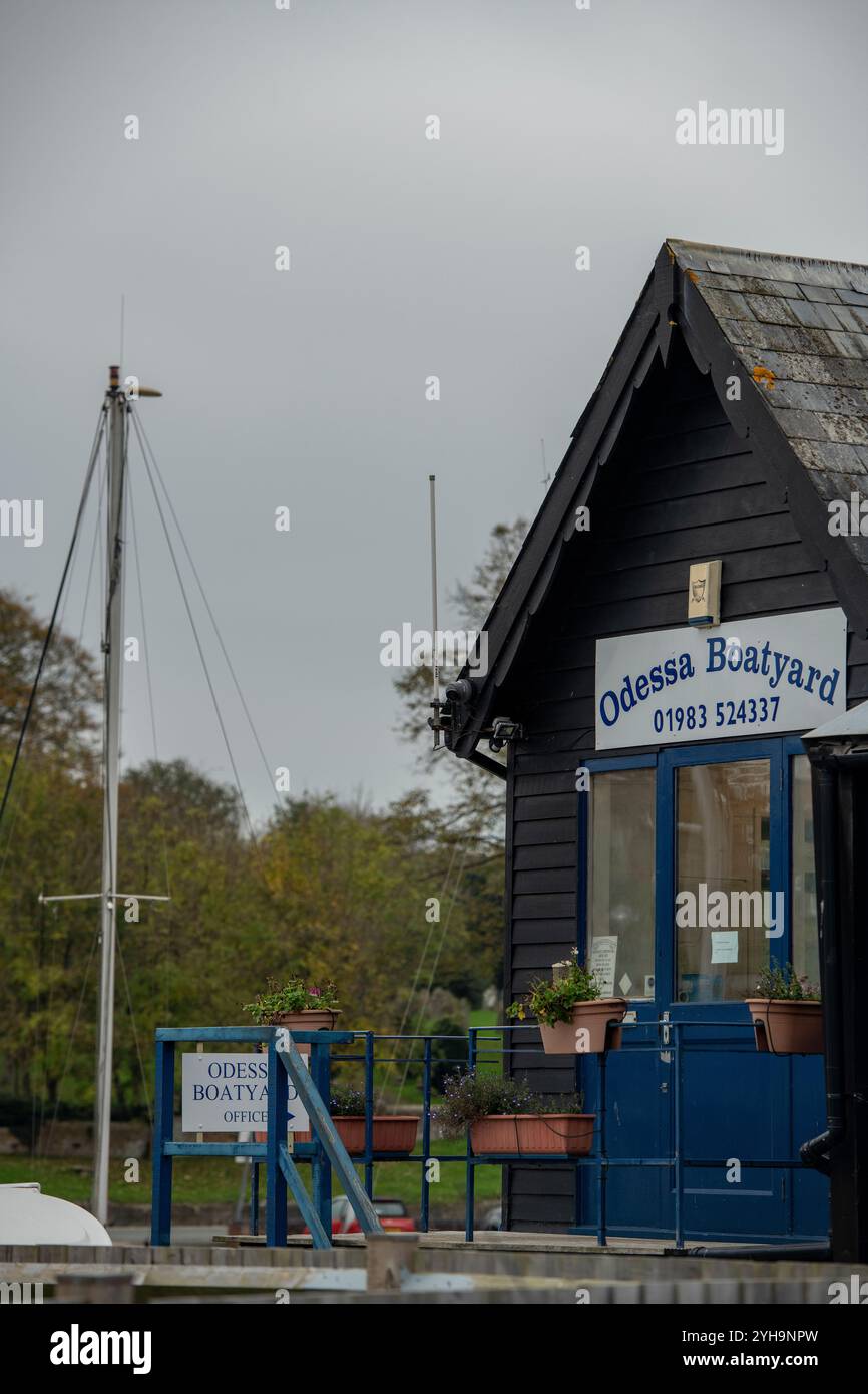 Odessa boatyard, Newport, isle of wight, UK Stock Photo - Alamy