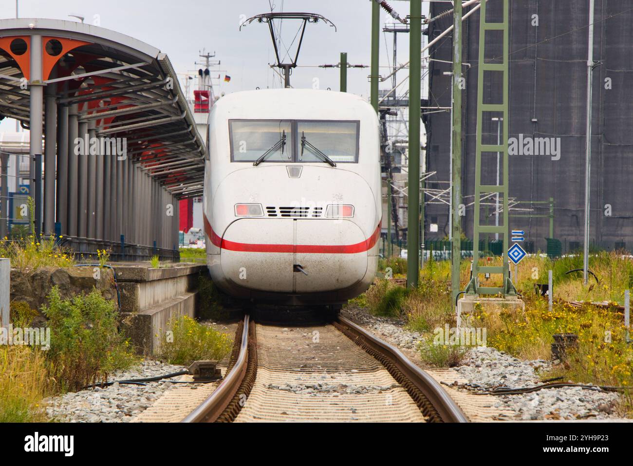 ICE - Train in Emden-Germany Stock Photo - Alamy