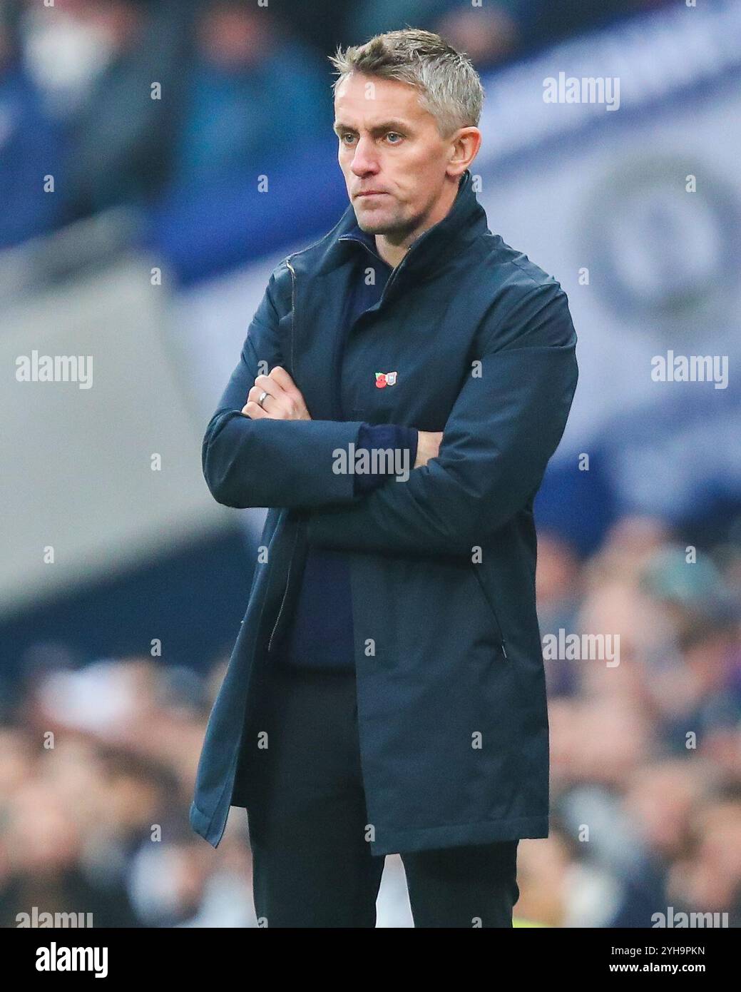 Kieran McKenna of Ipswich Town looks on during the Premier League match ...