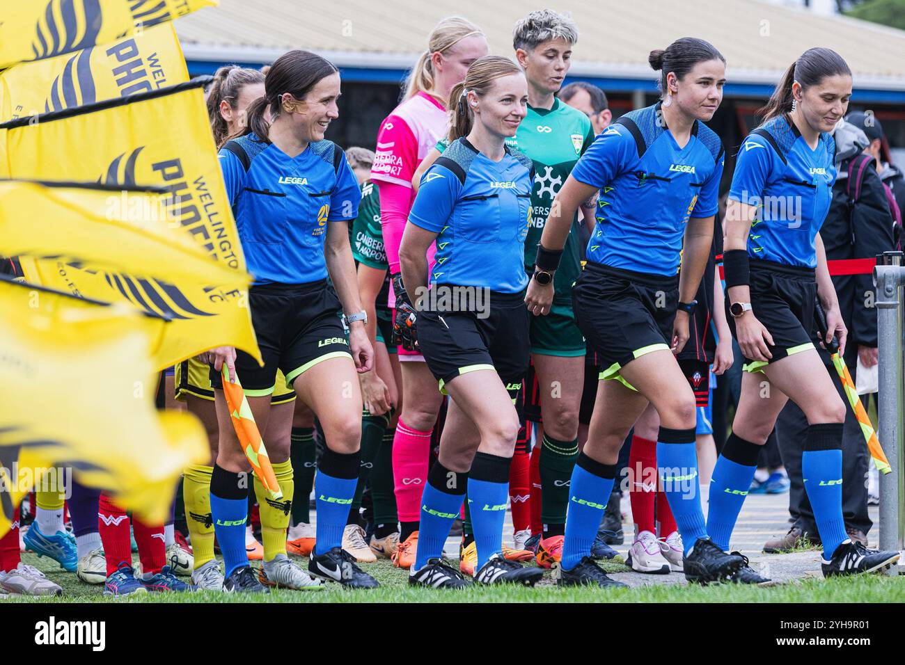 Wellington, New Zealand, 10 November, 2024. Referee Beth Rattray and ...