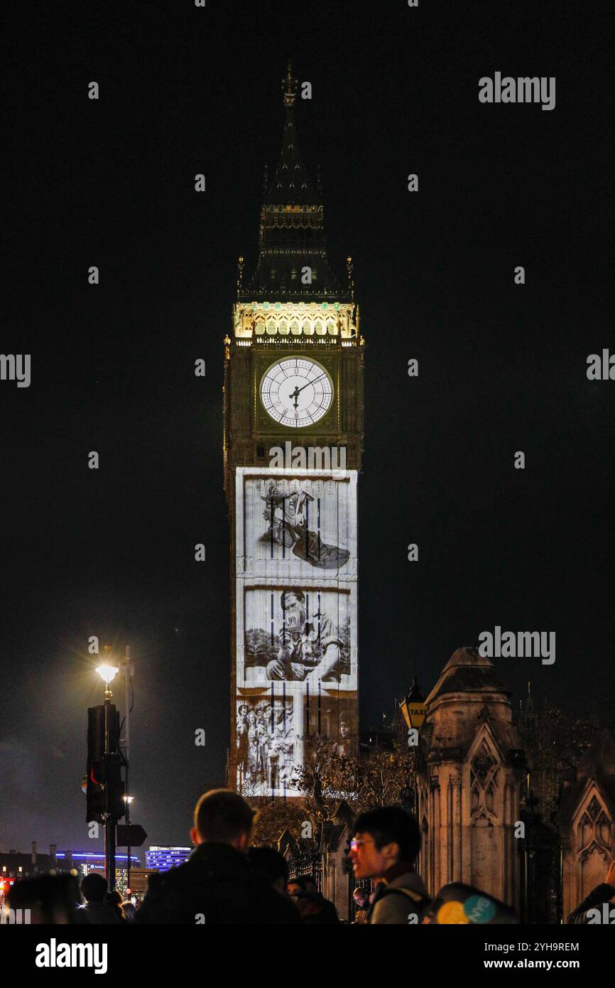 London, UK. 10th Nov, 2024. The Elizabeth Tower, affectionately known ...