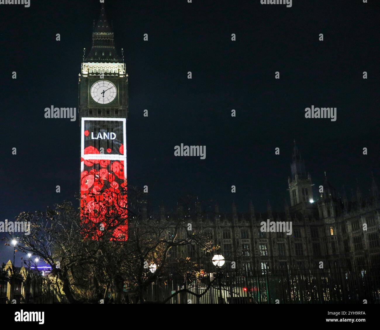 London, UK. 10th Nov, 2024. The Elizabeth Tower, affectionately known ...