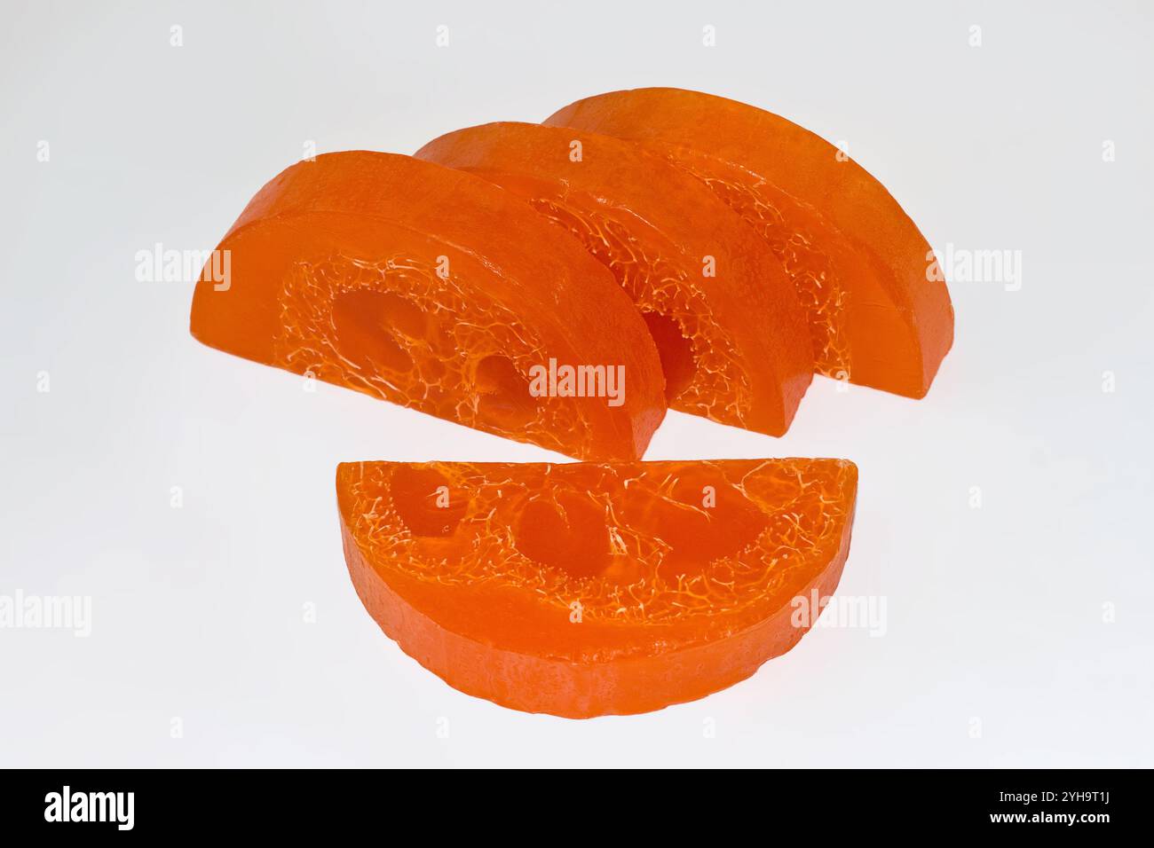 Natural orange soap of handmade Stock Photo - Alamy