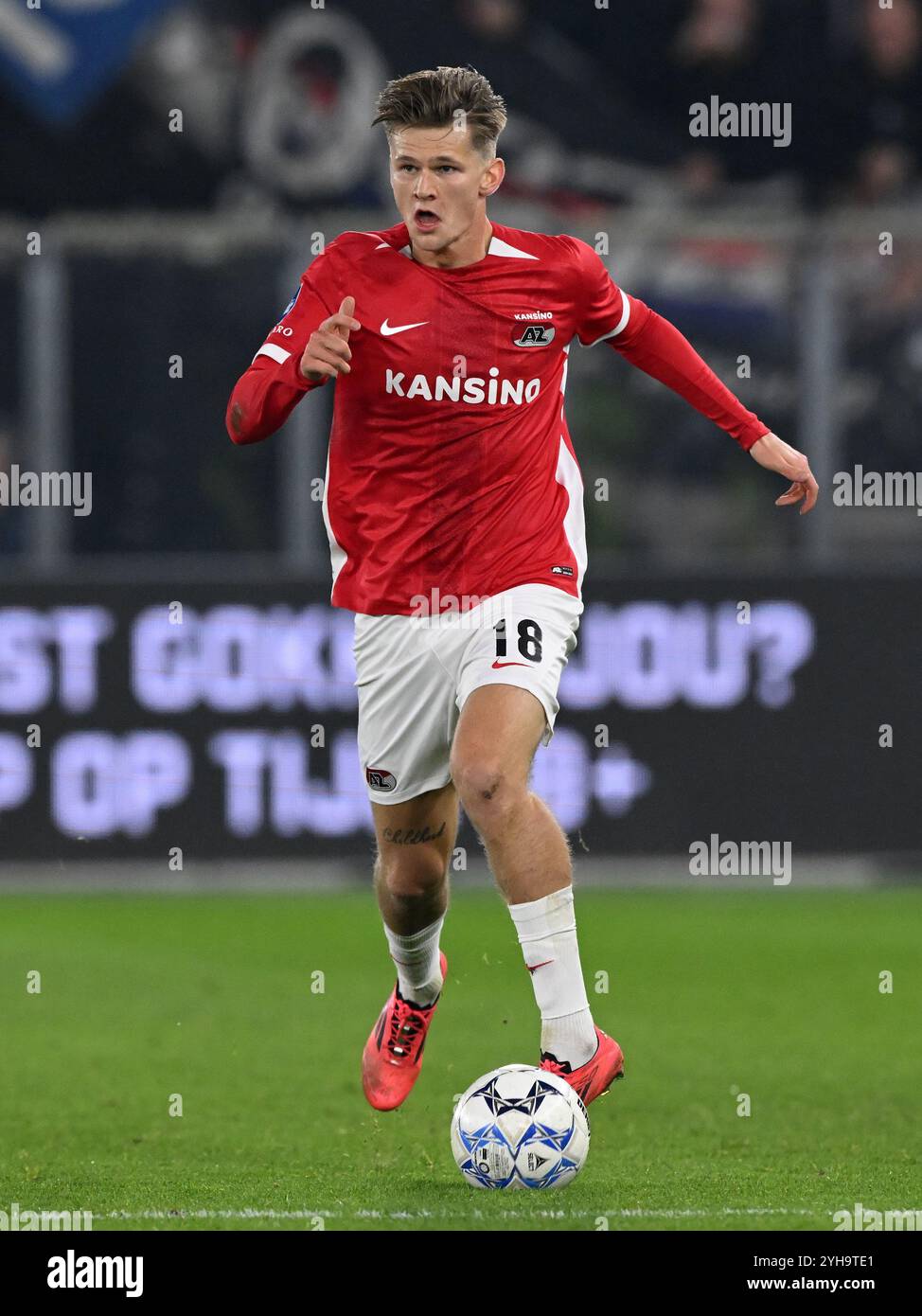 ALKMAAR - David Moller Wolfe of AZ Alkmaar during the Dutch Eredivisie ...