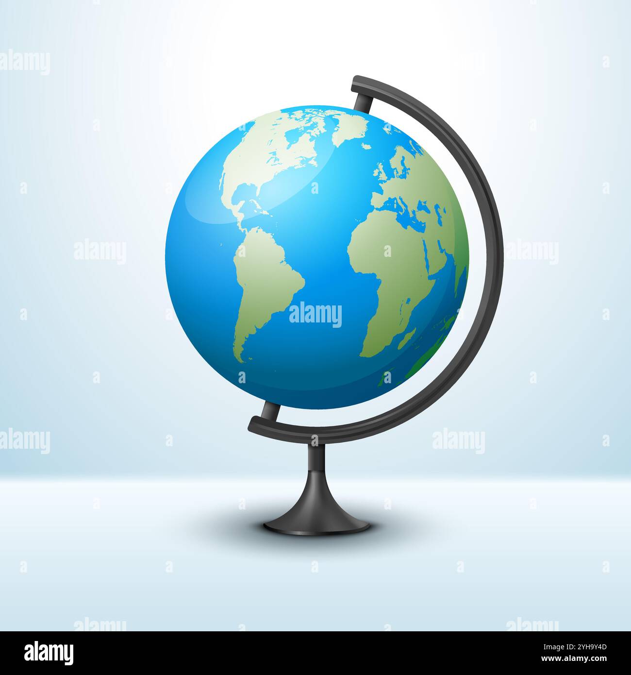 3d earth globe world vector icon. Travel globus cartoon simple ...