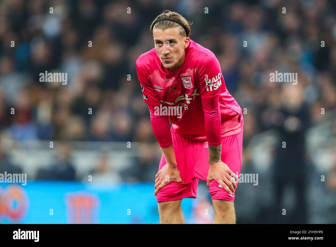 Jack Clarke of Ipswich Town looks on during the Premier League match ...