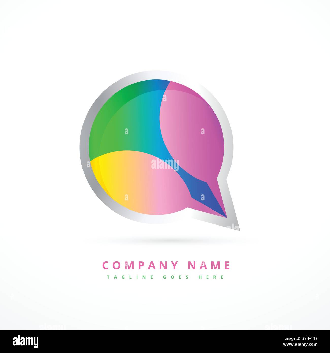 Chat word abstract in hi-res stock photography and images - Alamy