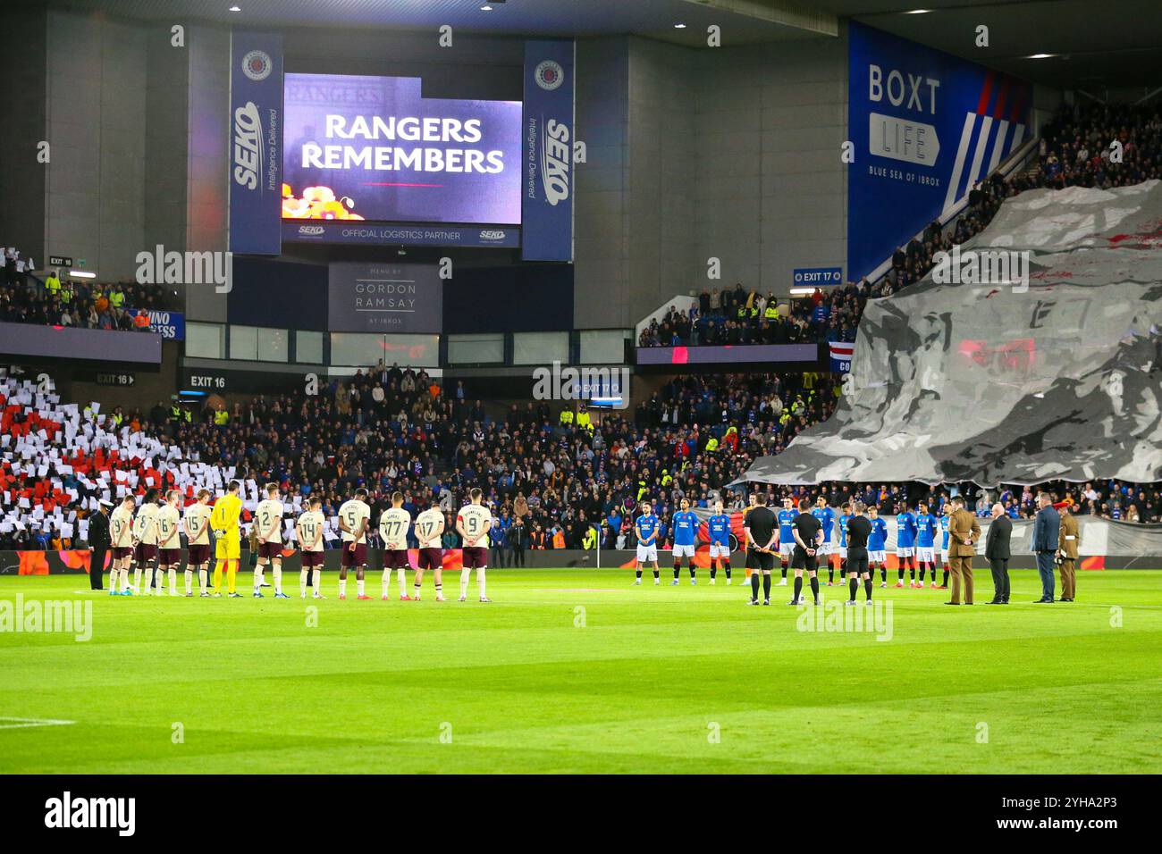 Rangers remembers hi-res stock photography and images - Alamy