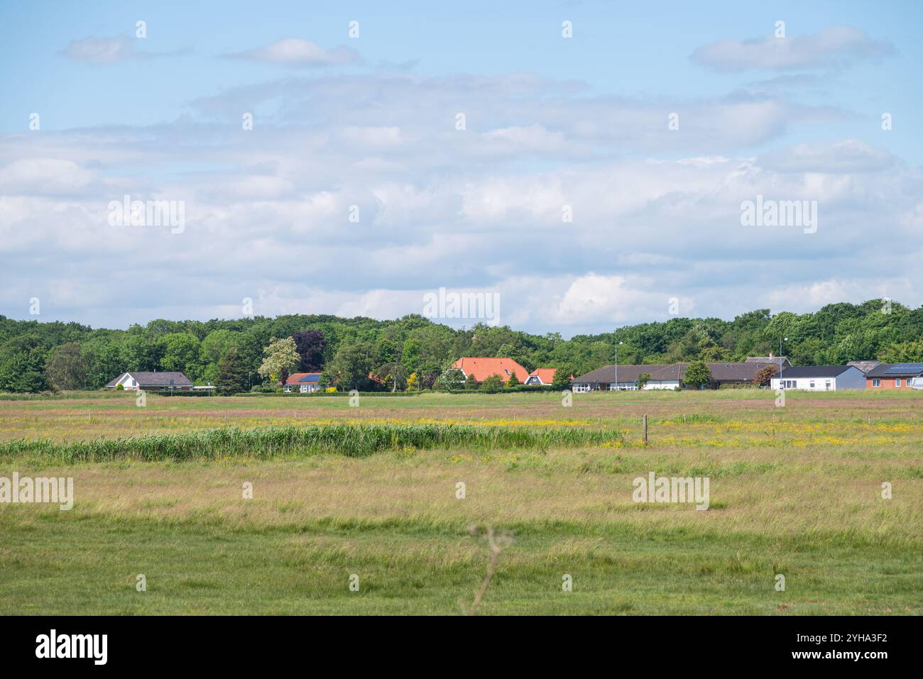 Town of Voersaa in Northern Denmark Stock Photo - Alamy