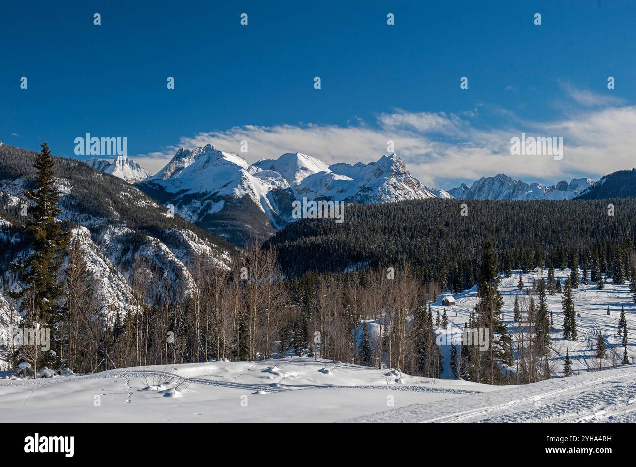 The Grenadier Range and others in Colorado's Weminuche Wilderness, as ...