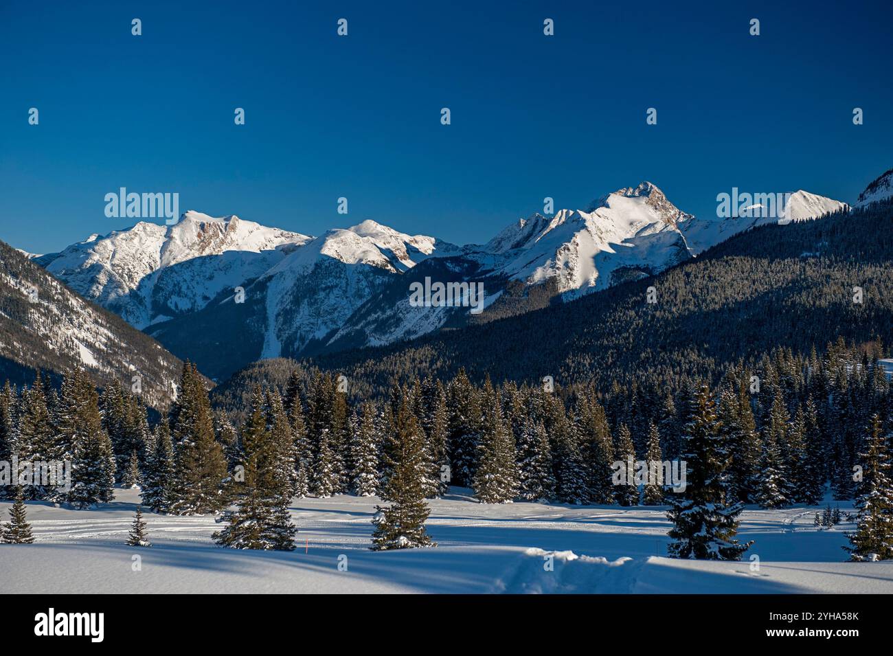 The Grenadier Range and others in Colorado's Weminuche Wilderness, as ...