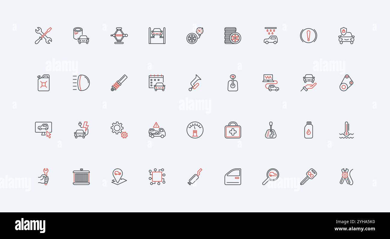 Car repair and maintenance service, diagnostics in garage, vehicle ...