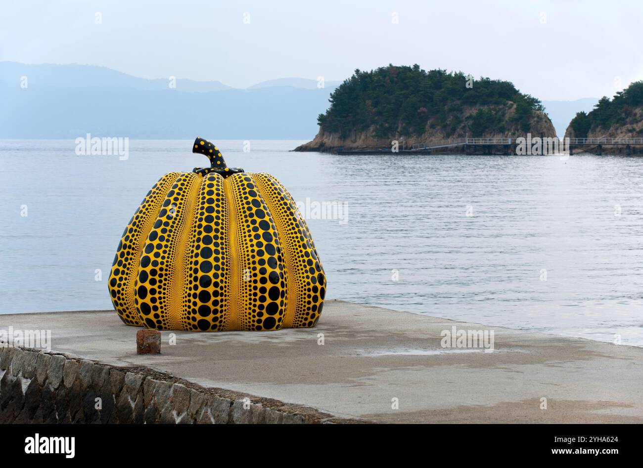 Japanese artist Kusama Yayoi created colorful gourd art pieces on ...