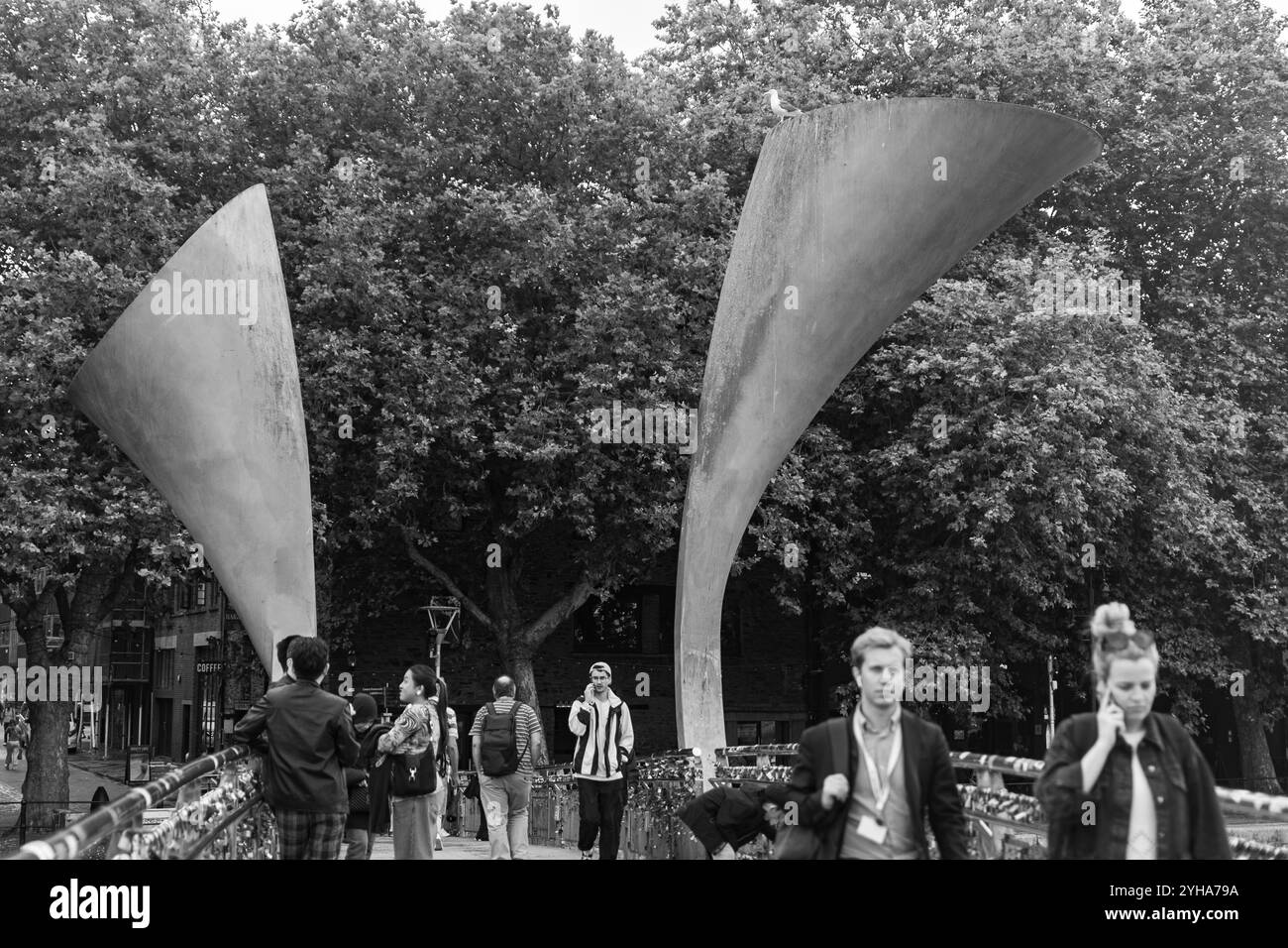 Horn shaped Black and White Stock Photos & Images - Alamy