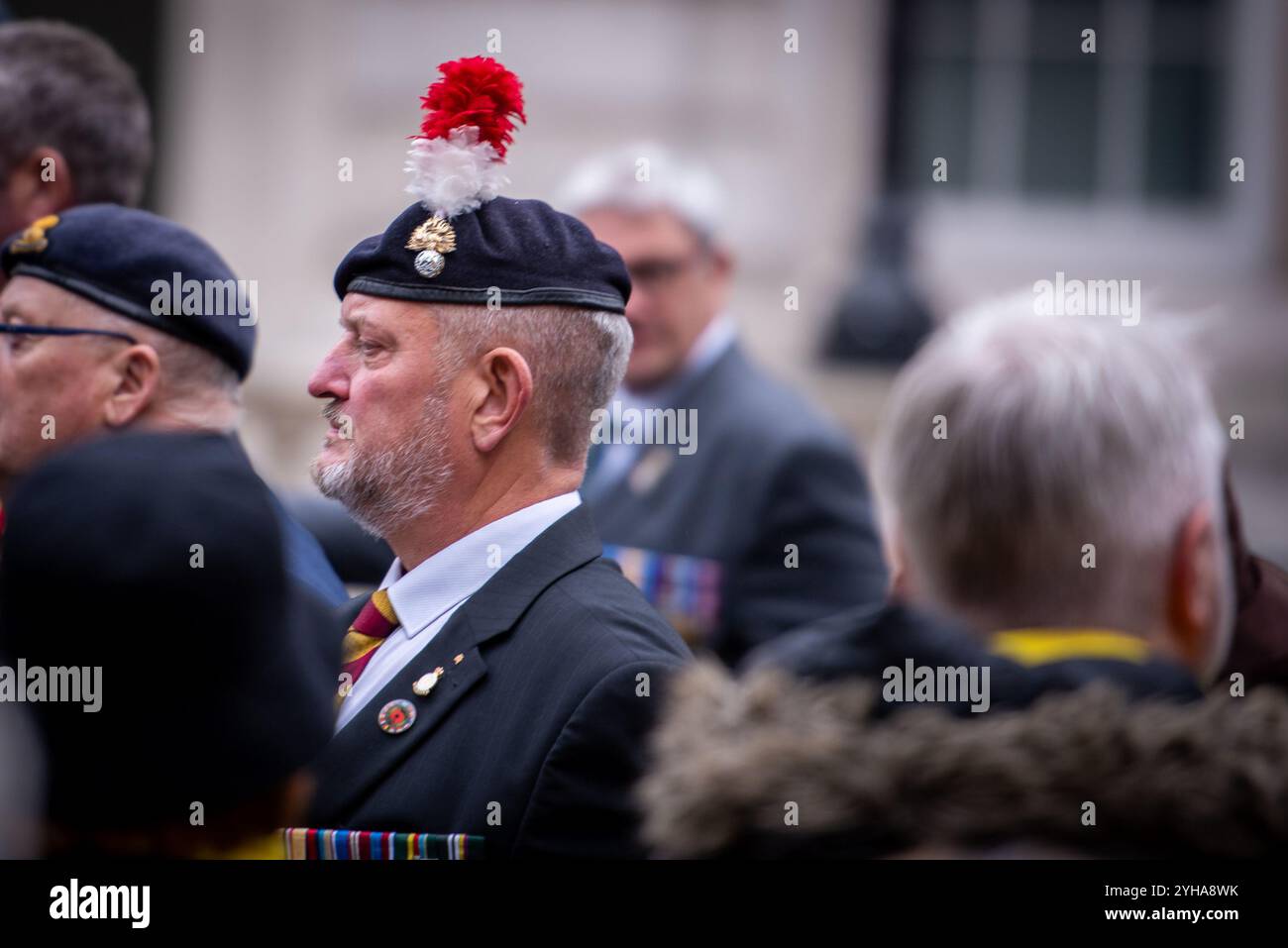 A veteran participants seen in the Remembrance Day Cenotaph Parade 2024. On Sunday 10 November ...
