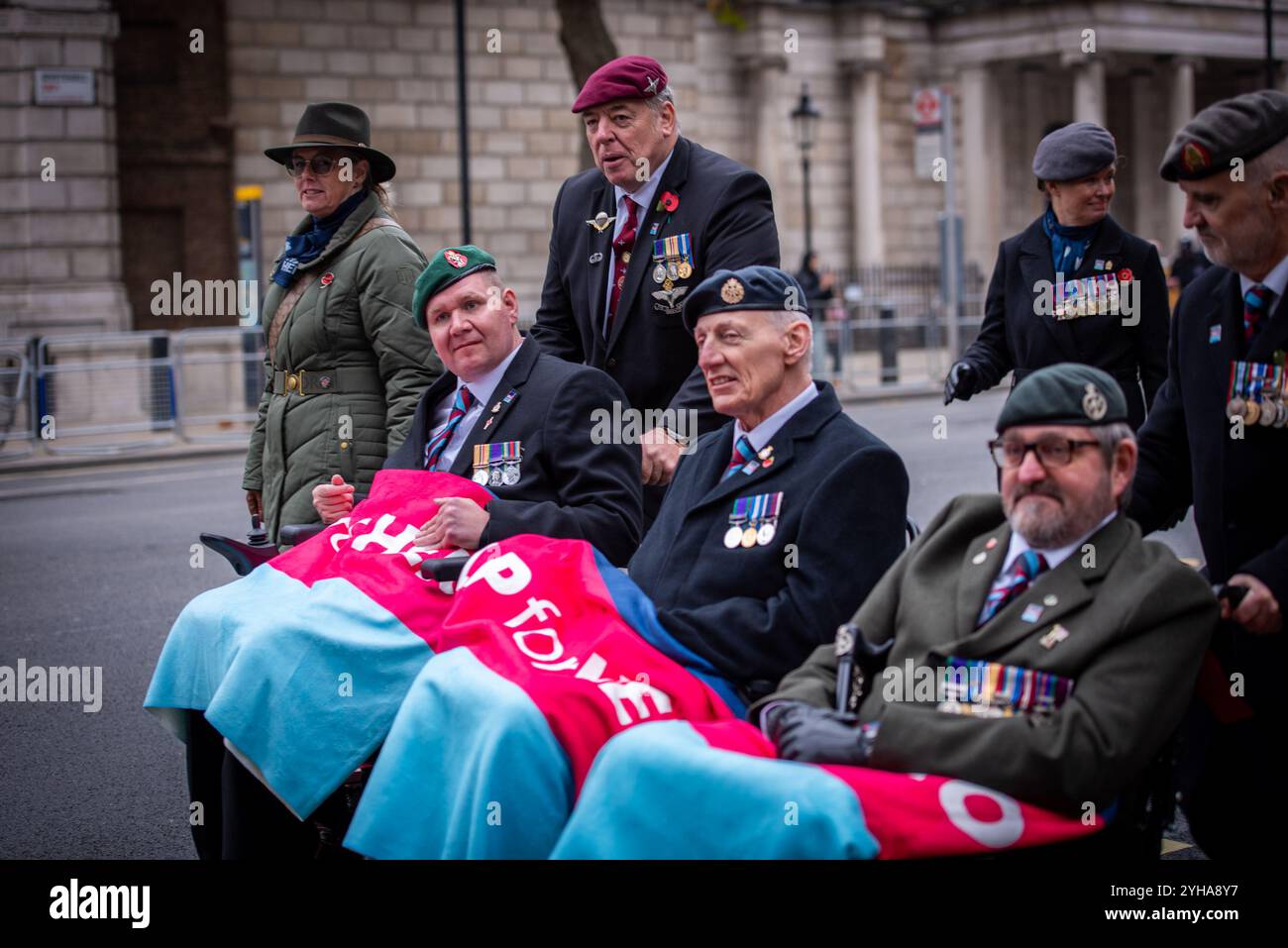 Veterans participate in the Remembrance Day Cenotaph Parade 2024. On ...