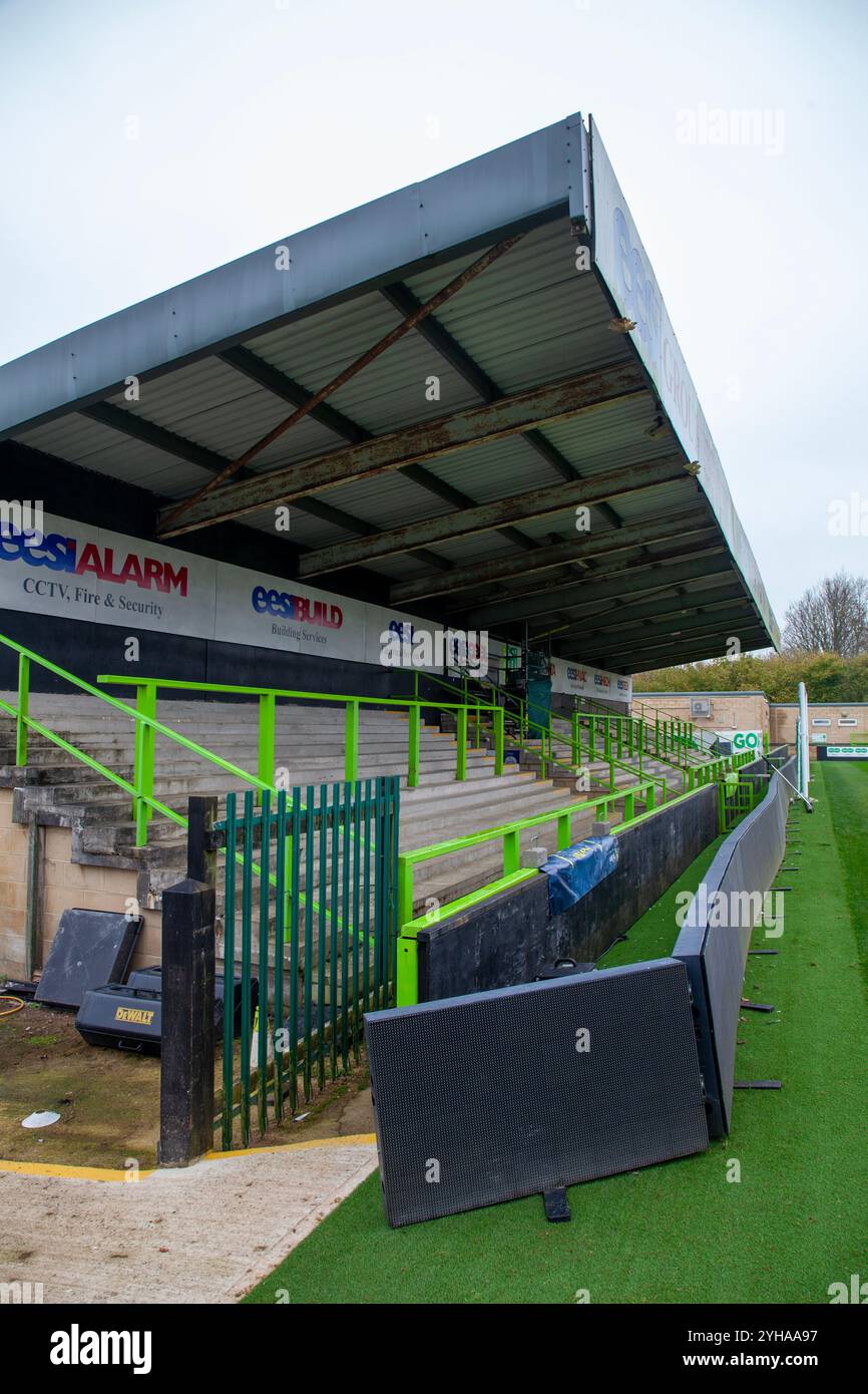 Forest Green Rovers' stadium The New Lawn, also known as The Bolt New ...