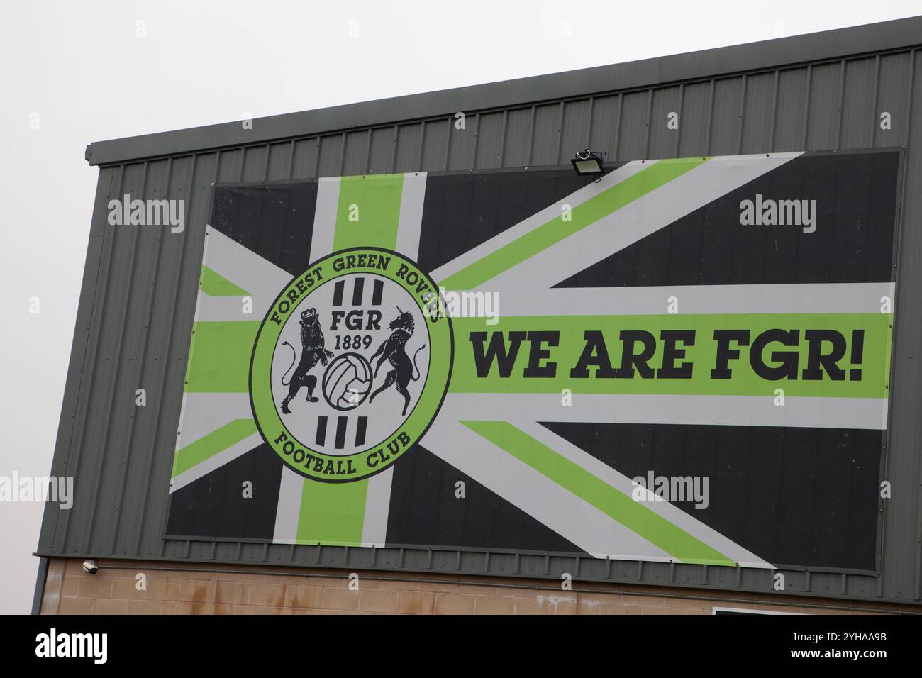 Forest Green Rovers' stadium The New Lawn, also known as The Bolt New ...