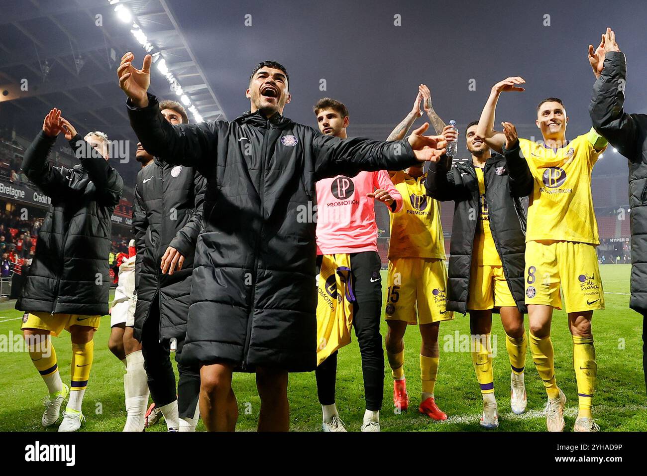 Rennes, France. 10th Nov, 2024. 17 Gabriel SUAZO (tfc) - 08 Vincent ...