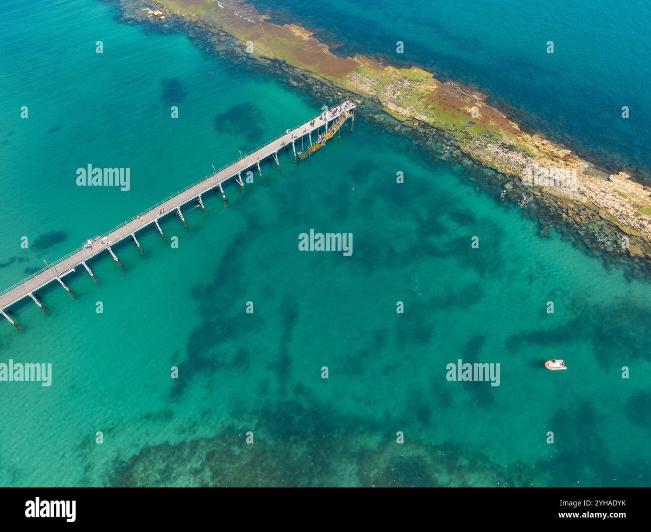 Port noarlunga jetty aerial hi-res stock photography and images - Alamy