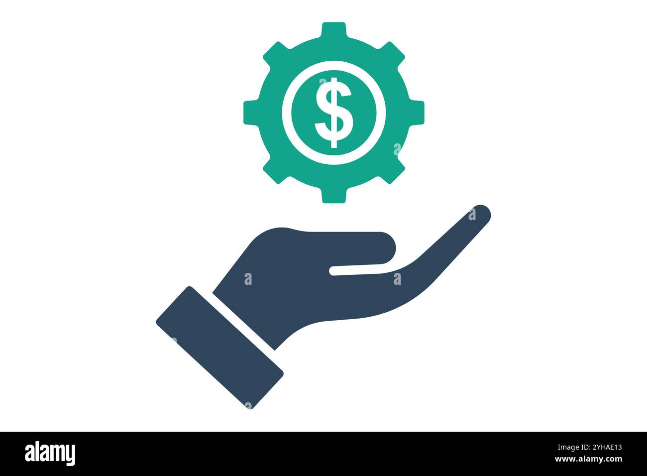 Work pay allowance glyph icon Stock Vector Images - Alamy