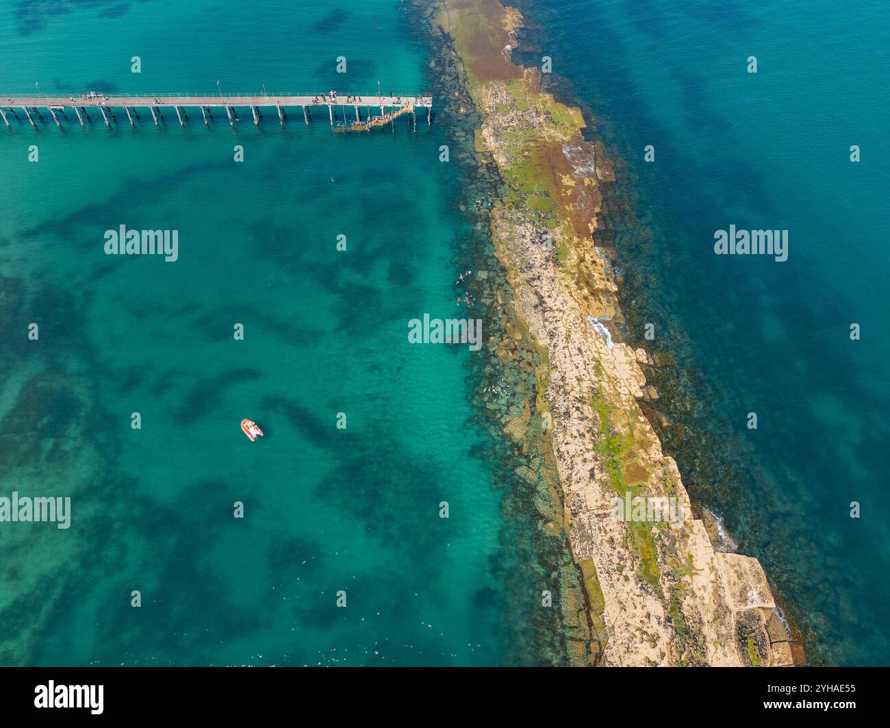 Port noarlunga jetty aerial hi-res stock photography and images - Alamy