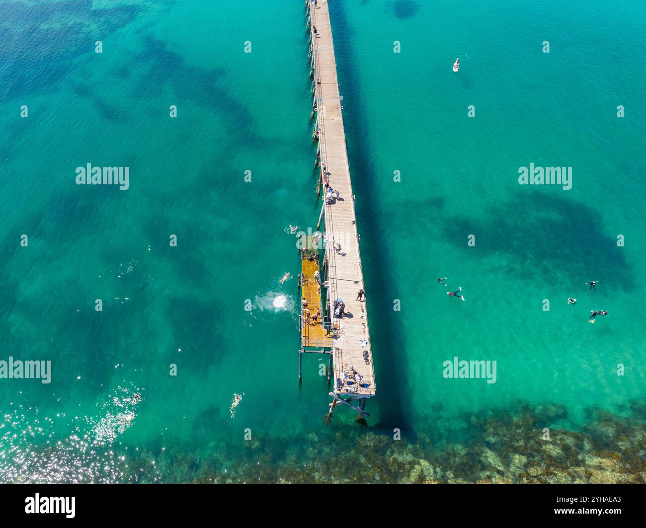 Port noarlunga jetty aerial hi-res stock photography and images - Alamy