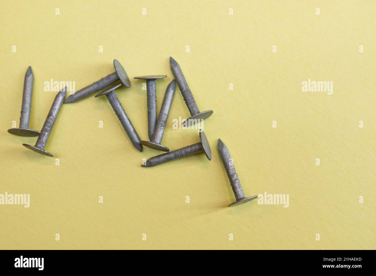Roofing nails hi-res stock photography and images - Alamy