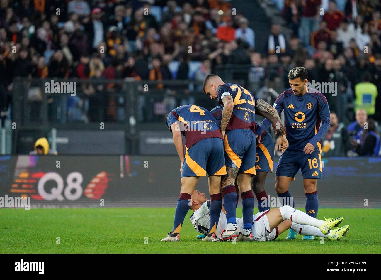 Frascati, Rome, Italy. 10th Nov, 2024. Gianluca Mancini, Bryan ...