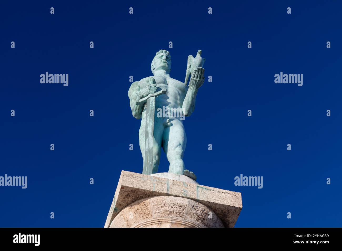 Famous Belgrade landmark and unofficial symbol ofthe city: Victor ...