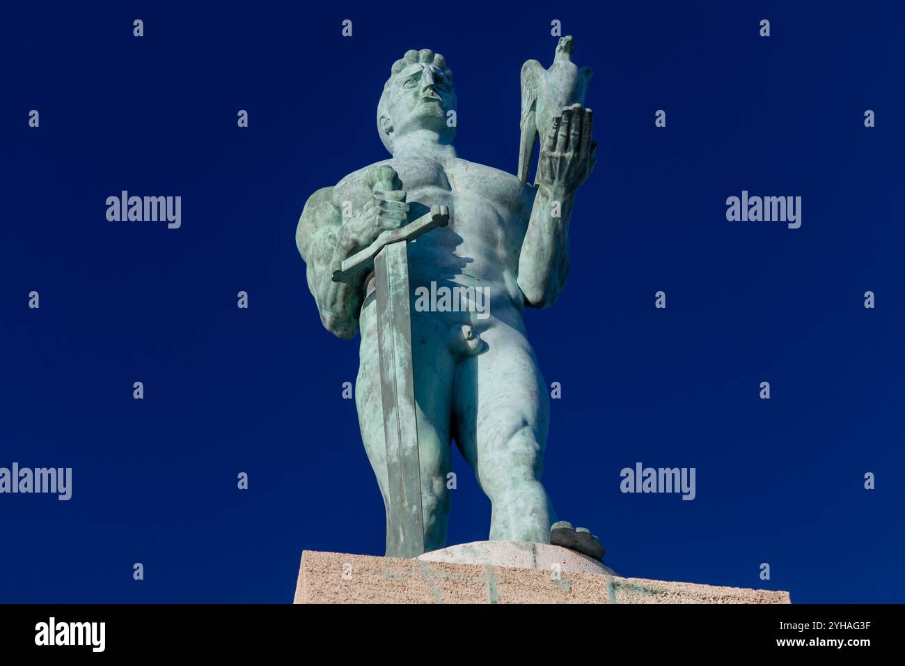 Famous Belgrade landmark and unofficial symbol ofthe city: Victor ...