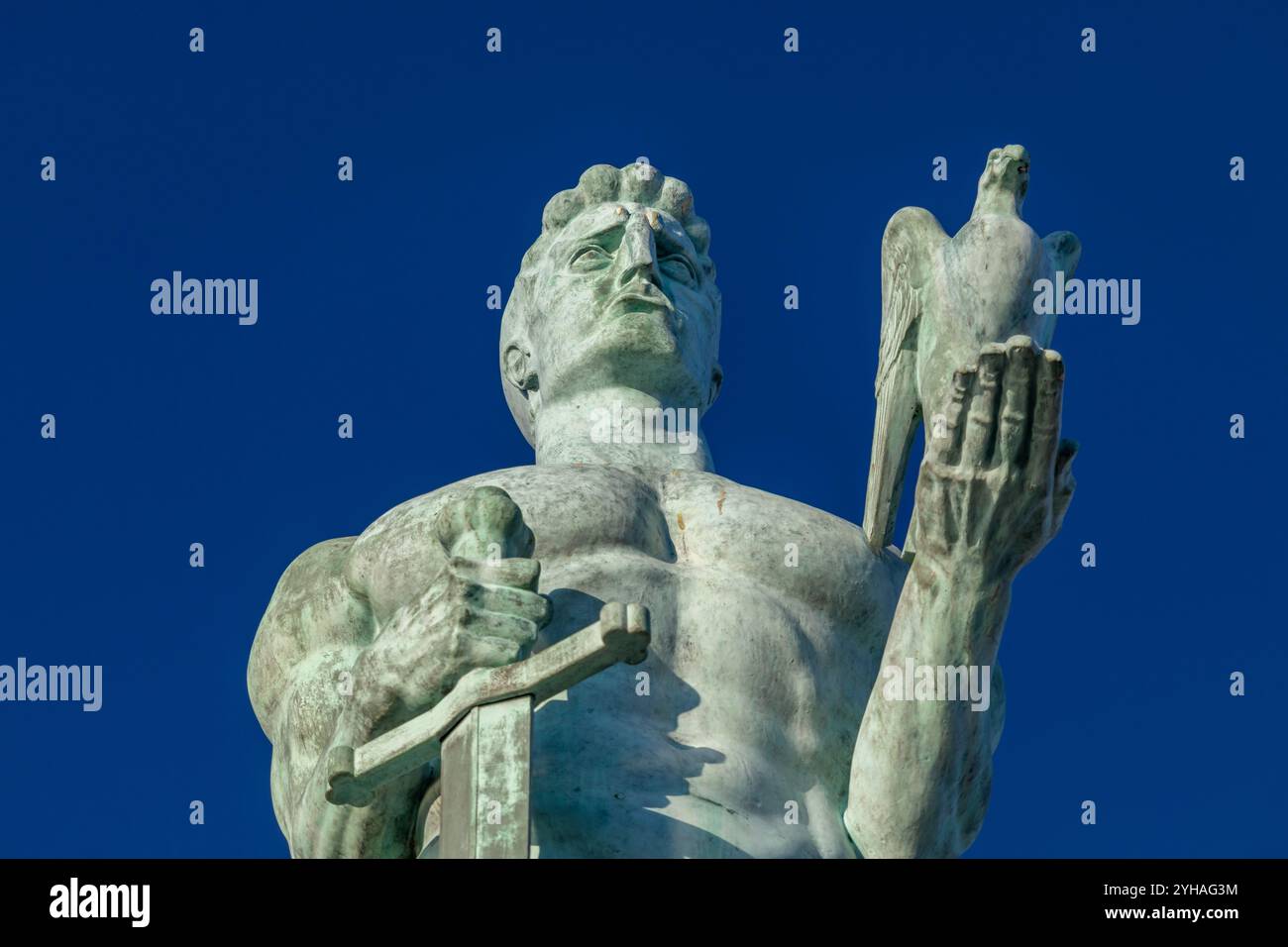 Famous Belgrade landmark and unofficial symbol ofthe city: Victor ...