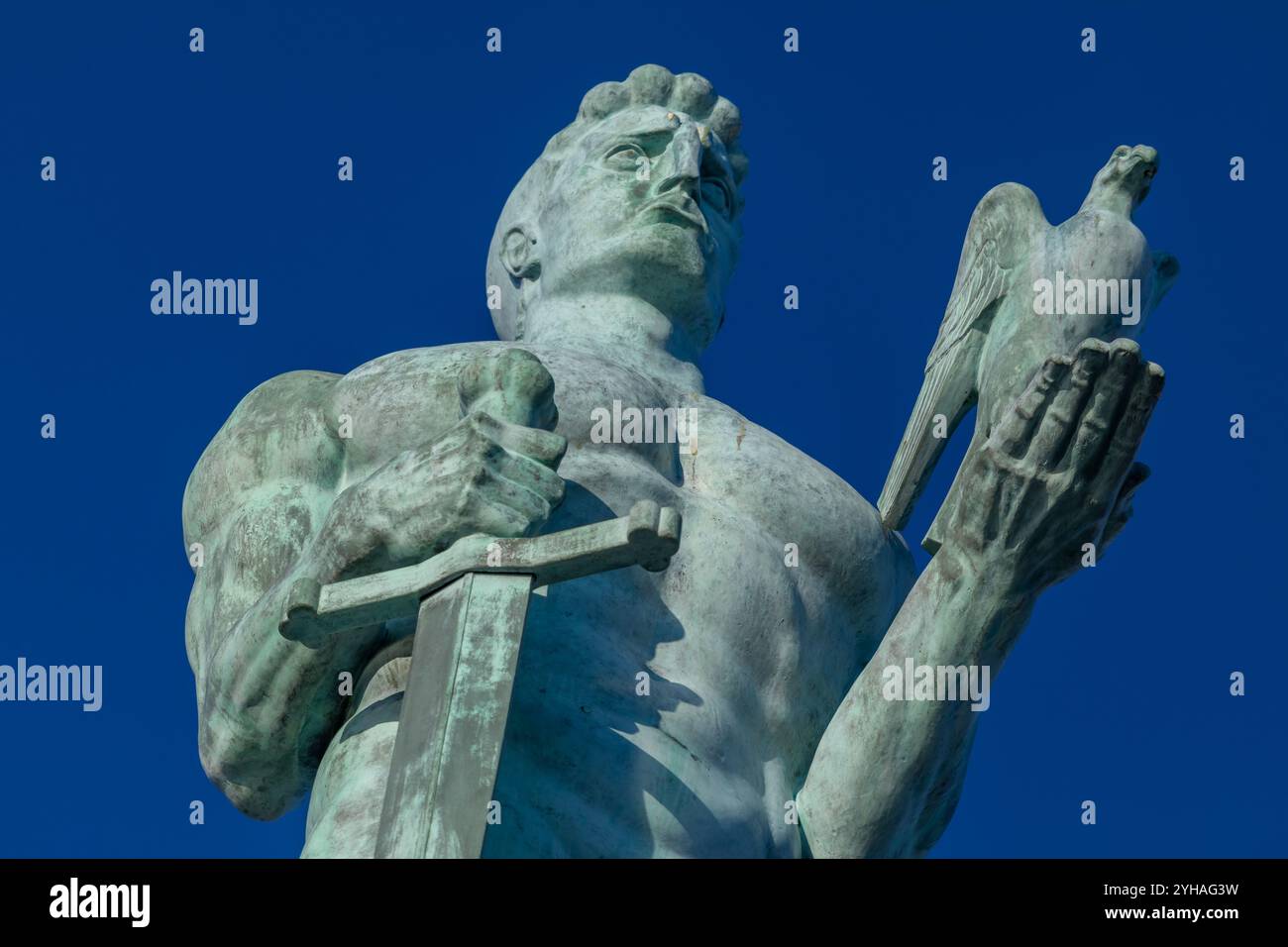Famous Belgrade landmark and unofficial symbol ofthe city: Victor ...