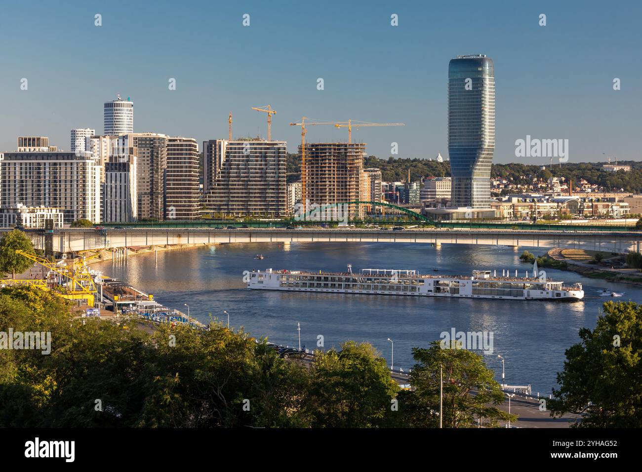 Belgrade, Serbia - July 28, 2024: river cruise ship ‘Viking Vidar’ on ...
