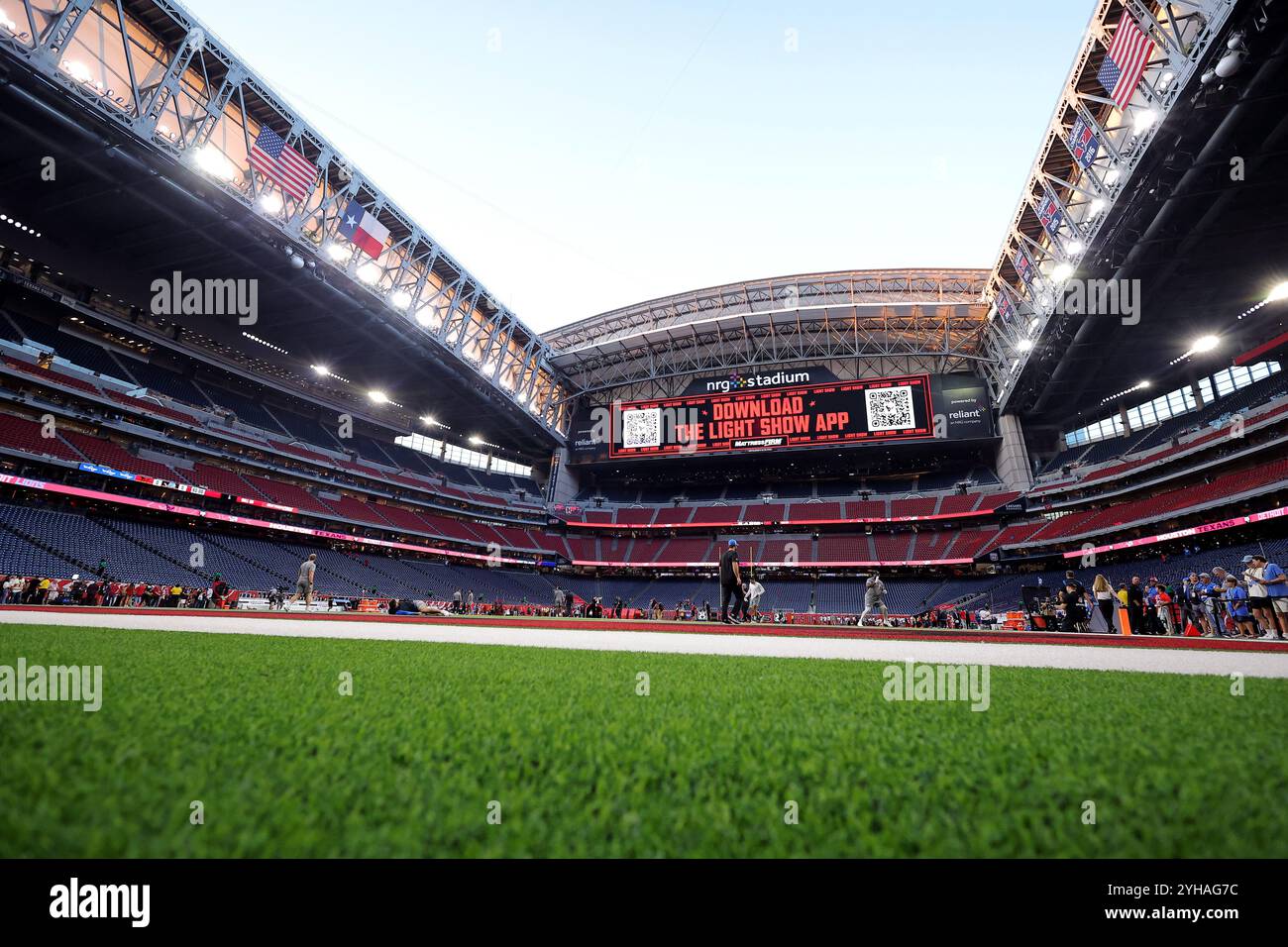 Houston, Texas, USA. 10th Nov, 2024. A general view of NRG Stadium with ...