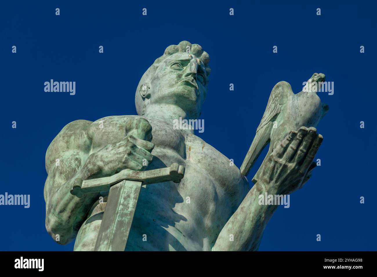 Famous Belgrade landmark and unofficial symbol ofthe city: Victor ...