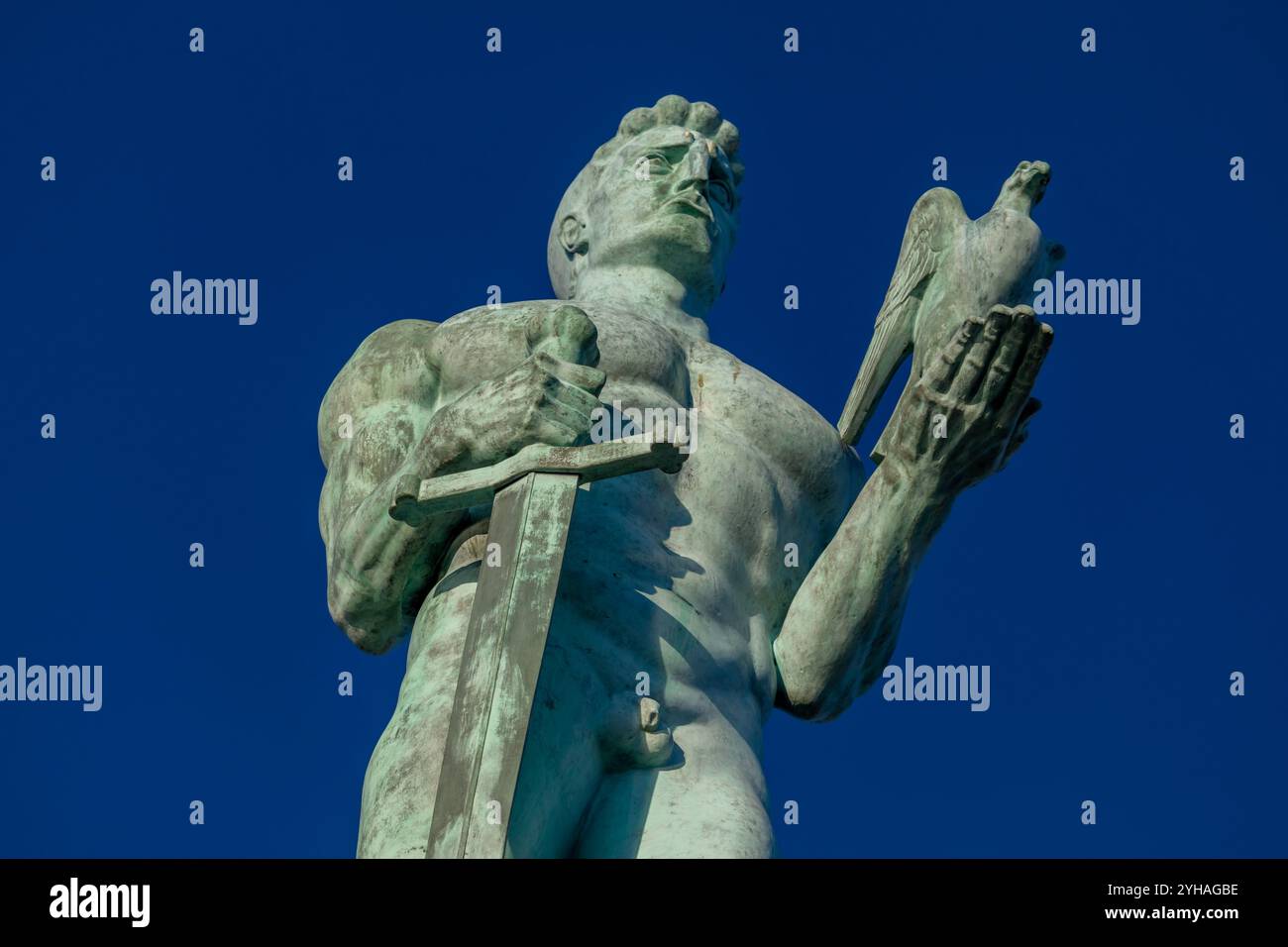 Famous Belgrade landmark and unofficial symbol ofthe city: Victor ...