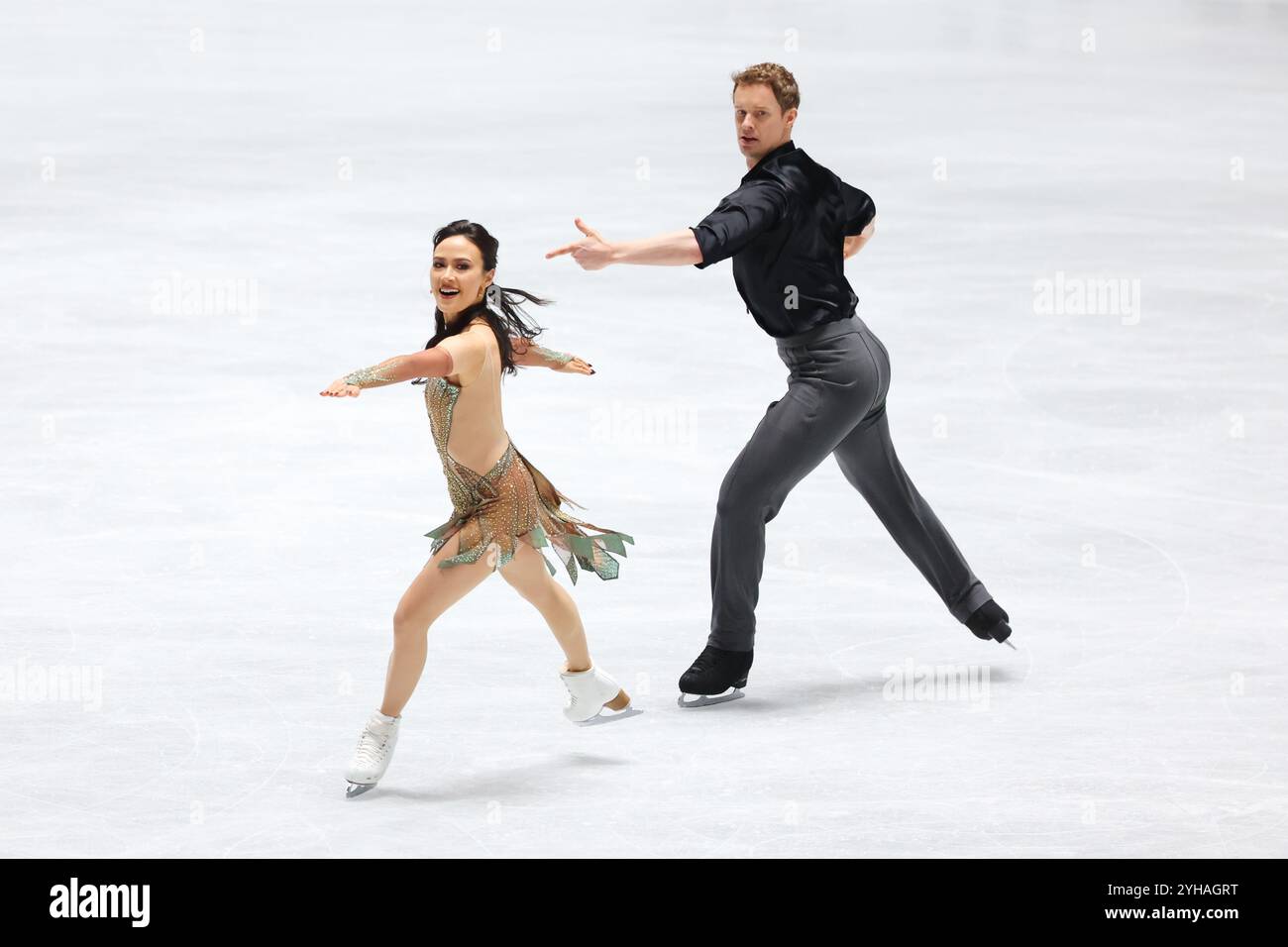 Tokyo, Japan. 9th Nov, 2024. Madison Chock & Evan Bates (USA) Figure ...
