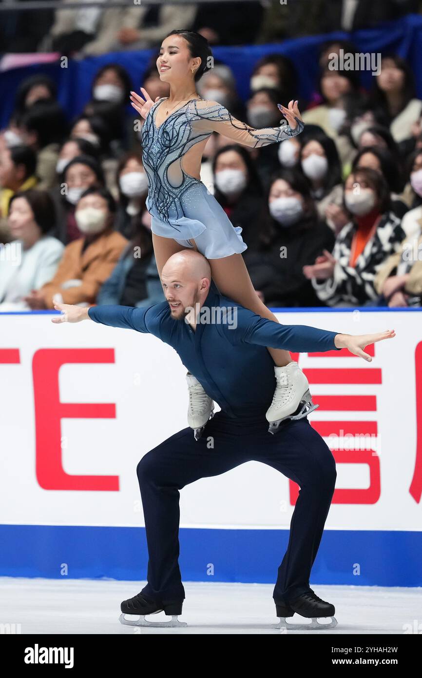 Tokyo, Japan. 9th Nov, 2024. Ellie Kam & Danny O'Shea (USA) Figure ...
