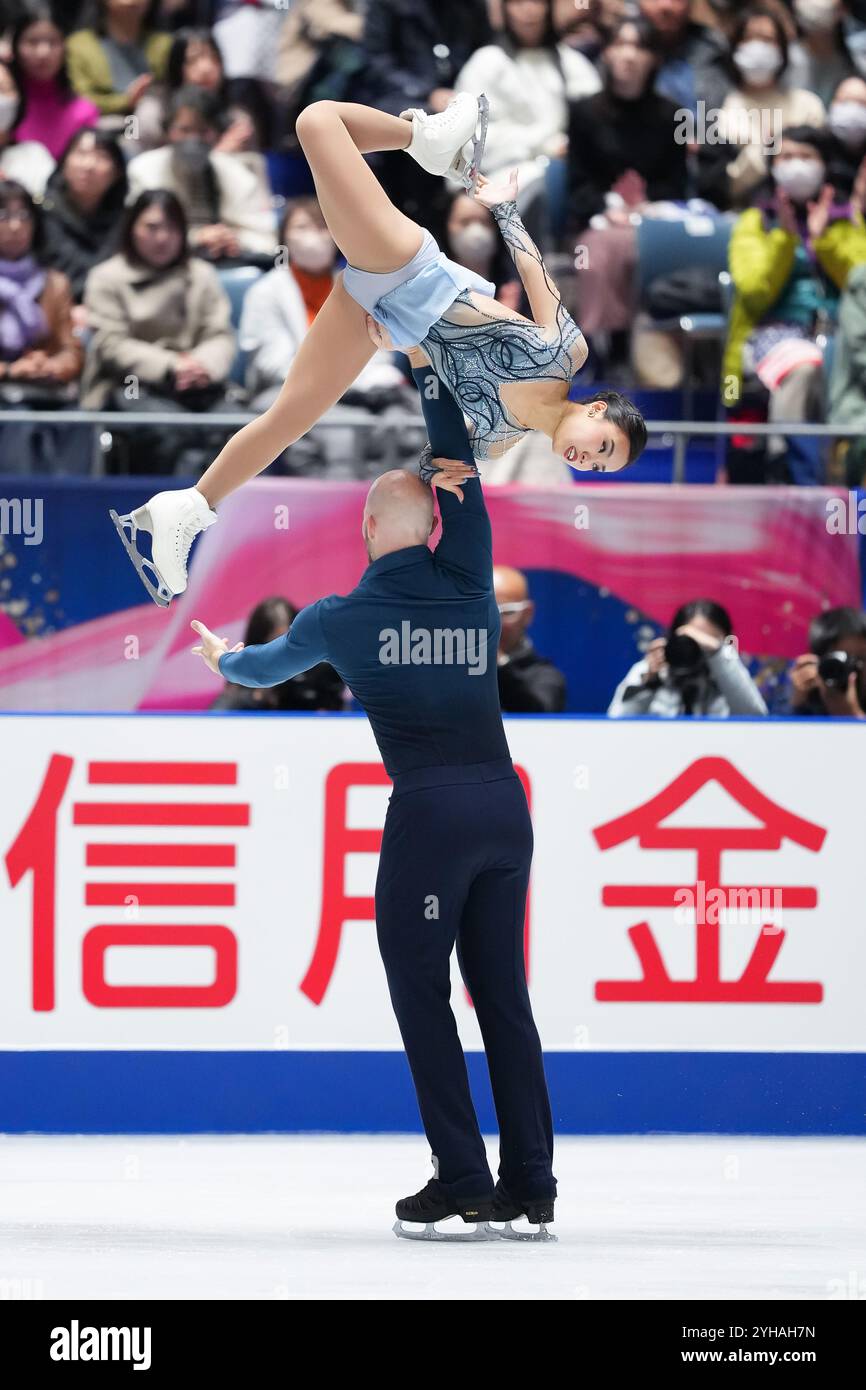 Tokyo, Japan. 9th Nov, 2024. Ellie Kam & Danny O'Shea (USA) Figure ...